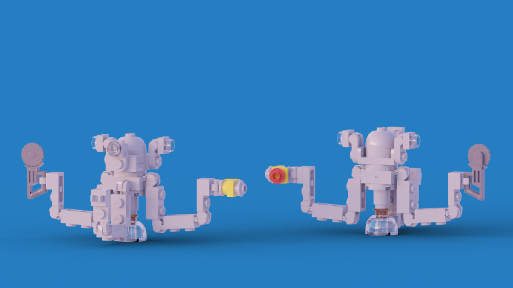Lego Moc Mister Handy By Brickhugger171 Rebrickable Build With Lego