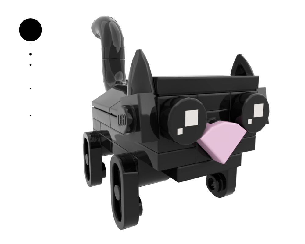 LEGO MOC 13 Cat by MyKidisanAlien | Rebrickable - Build with LEGO