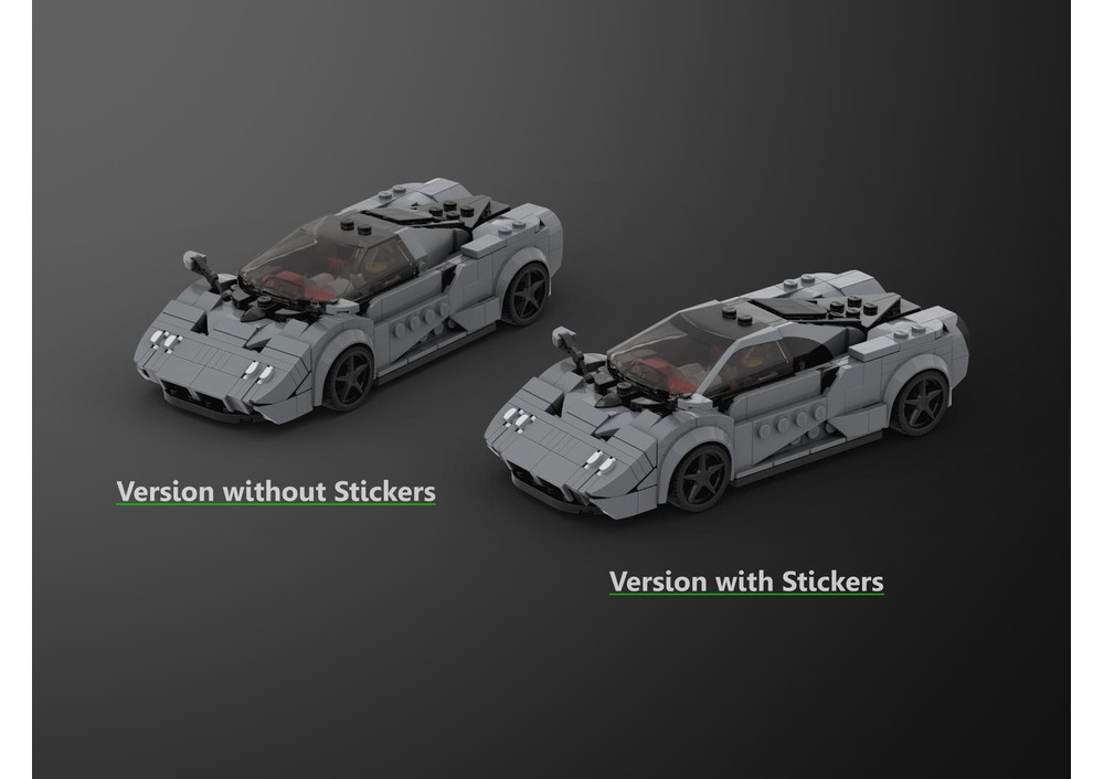 LEGO MOC Pagani Huayra - Speed Champions 8 Studs wide by AbFab74 ...