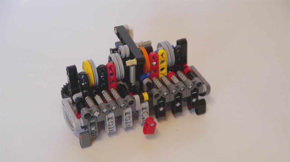 LEGO MOC 6 speed parallel gearbox by Mr.Smith | Rebrickable - Build ...
