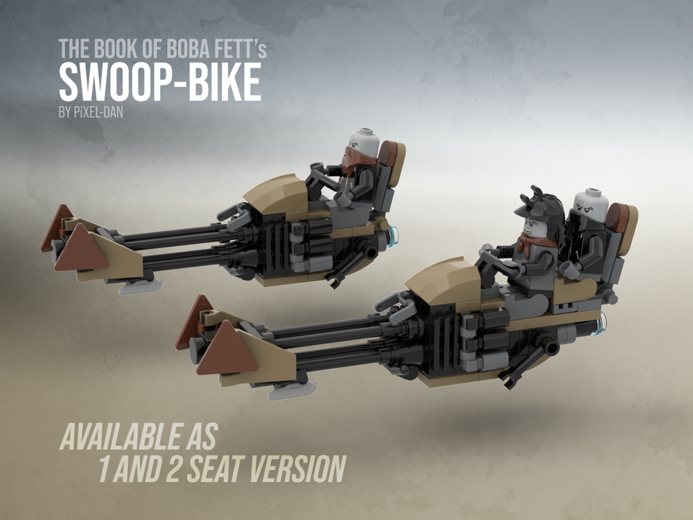 LEGO MOC PiXEL-DANs SWOOP BIKE FROM THE BOOK OF BOBA FETT by PiXEL-DAN ...