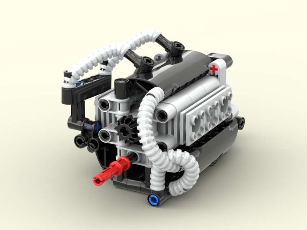 LEGO MOC Technic Flat-6 MOC by Dusty369 | Rebrickable - Build with LEGO