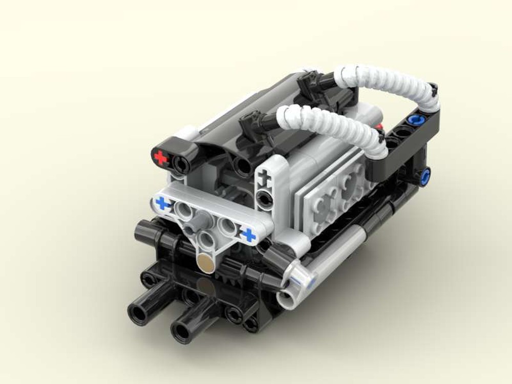 LEGO MOC Technic Flat-6 MOC by Dusty369 | Rebrickable - Build with LEGO