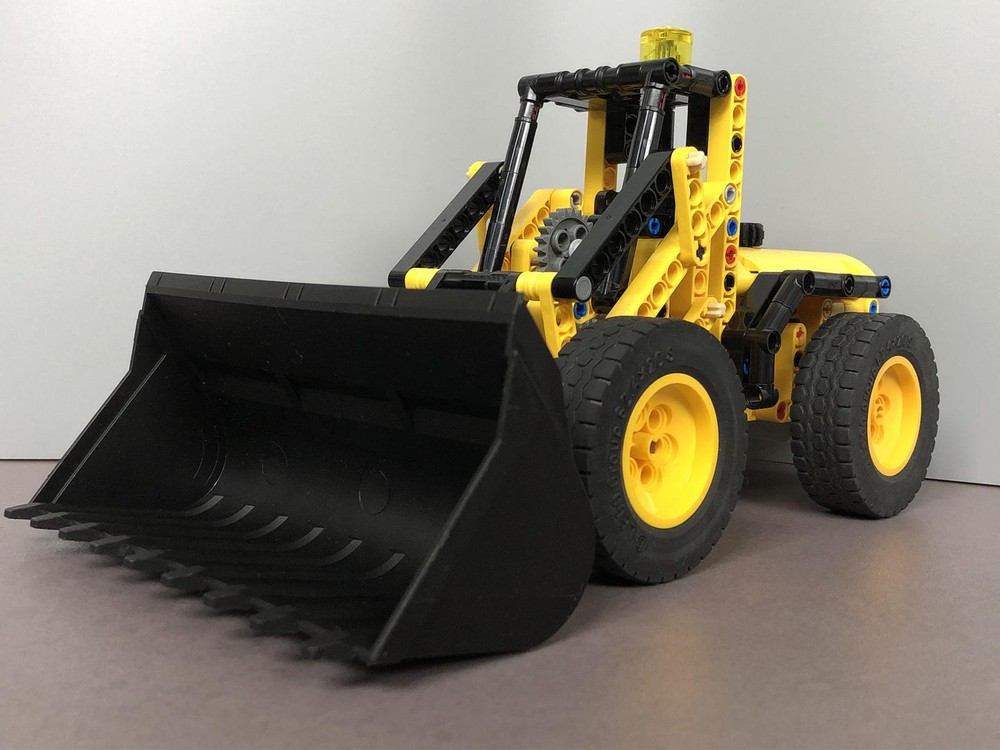 LEGO MOC 8853 Wheel Loader studless version by GerritvdG | Rebrickable ...