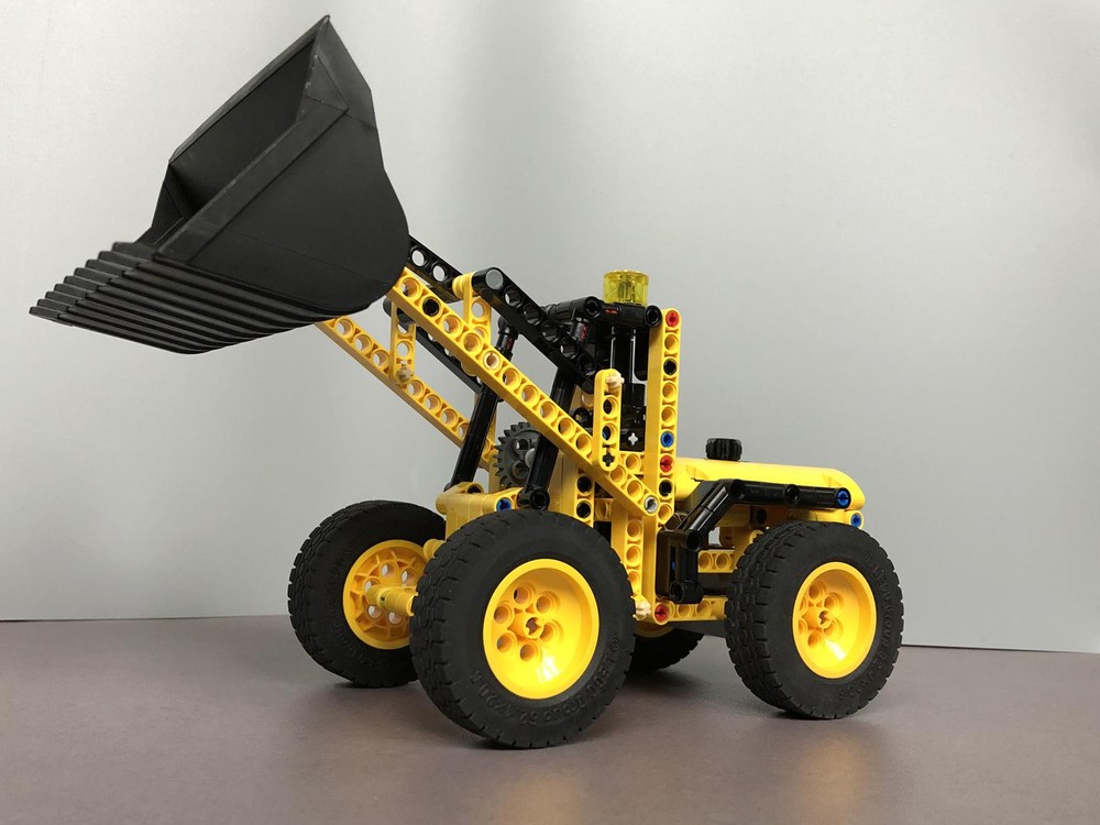 LEGO MOC 8853 Wheel Loader studless version by GerritvdG | Rebrickable ...