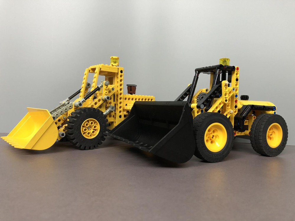 LEGO MOC 8853 Wheel Loader studless version by GerritvdG | Rebrickable ...