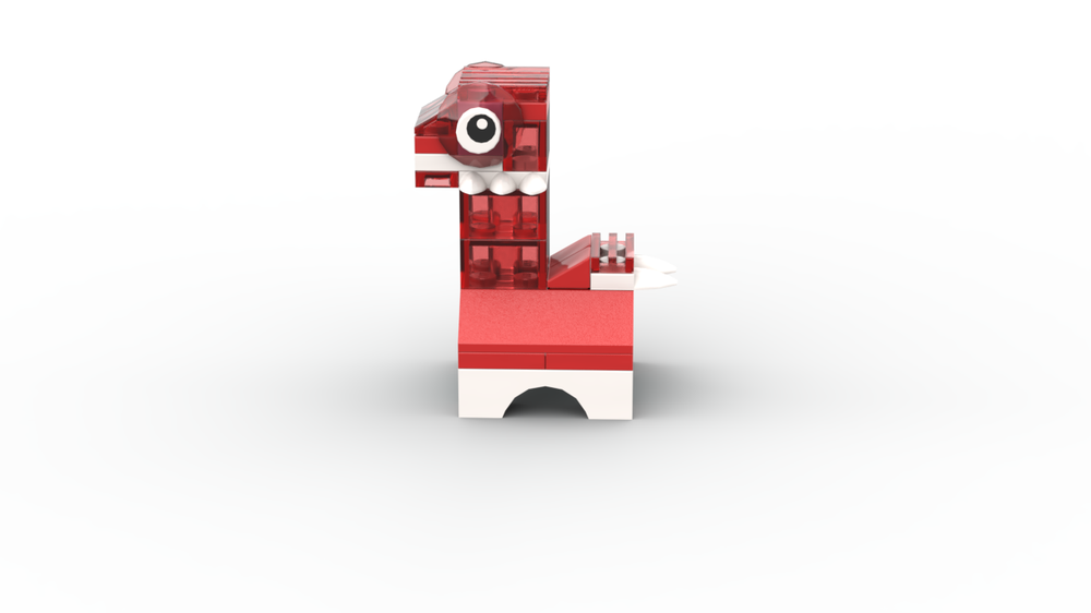 Lego Moc 11013 Dinosaur Red By Lenarex Rebrickable Build With Lego