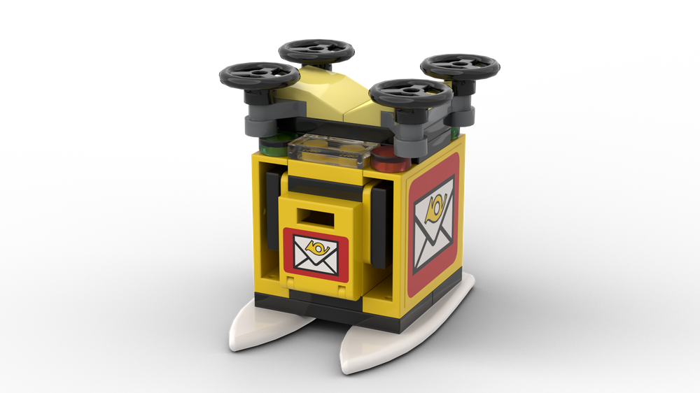 LEGO MOC Parcel Drone by Steinklein | Rebrickable - Build with LEGO