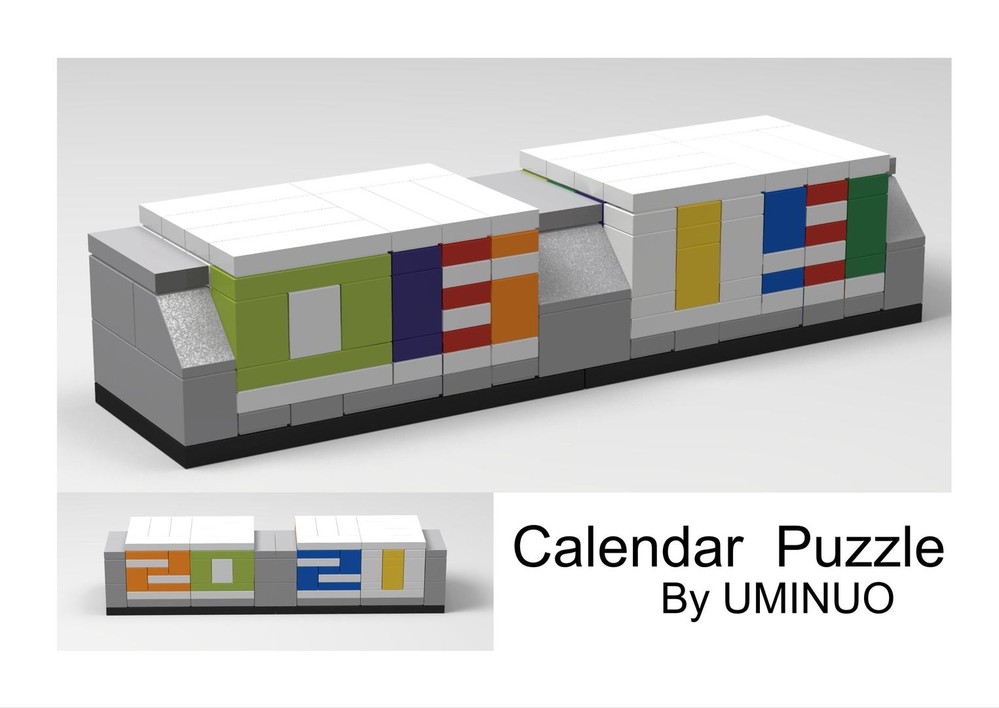 LEGO MOC Calendar Puzzle by uminuo | Rebrickable - Build with LEGO