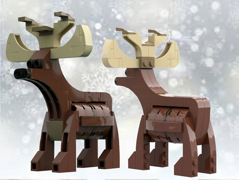 LEGO MOC santa's reindeer by Dbricks238 | Rebrickable - Build with LEGO
