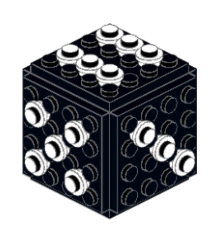 LEGO MOC Display Dice by Jonny_Hairface | Rebrickable - Build with LEGO