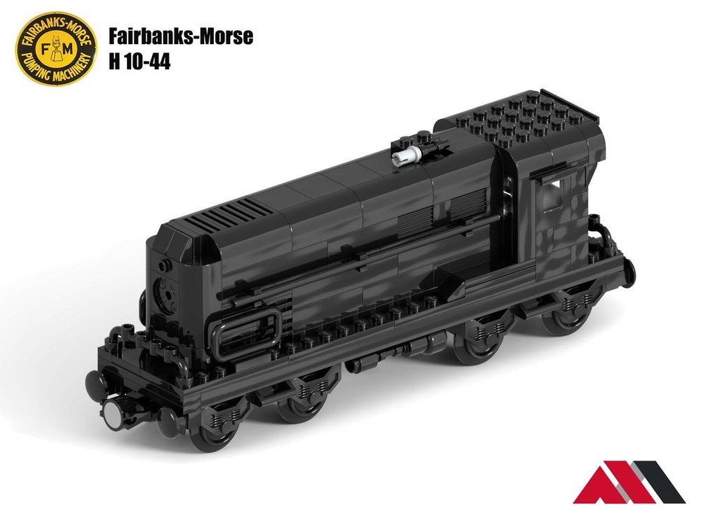 LEGO MOC Fairbanks-Morse H 10-44 by number_nine | Rebrickable - Build ...