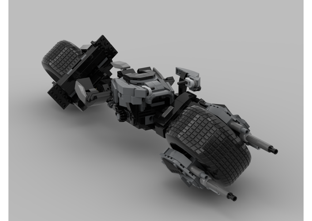 LEGO MOC UCS The Dark Knight Batpod 89 Version by CreationCaravan (Brad ...