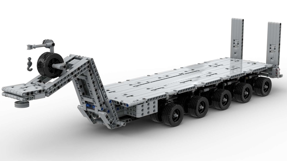 LEGO MOC M1000 semi trailer for Oshkosh HET M1070 by Stinkwell Exhaust ...