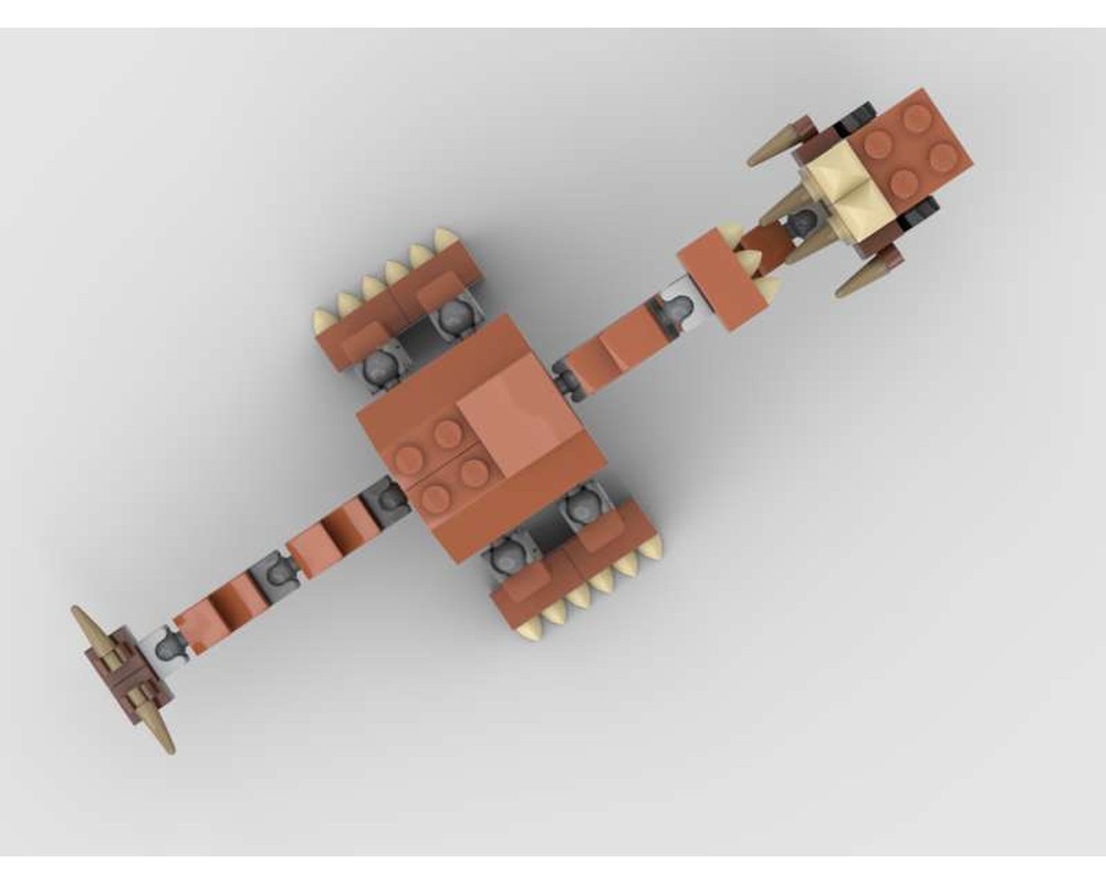 LEGO MOC Micro Zillo Beast by jlherbst77 | Rebrickable - Build with LEGO