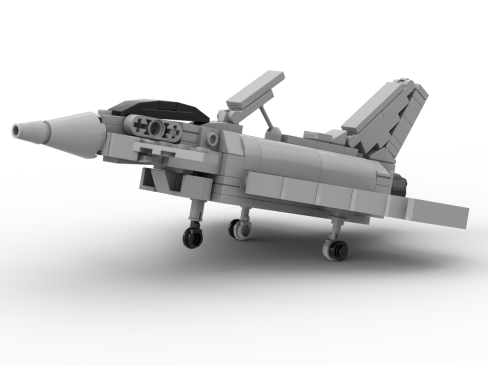 LEGO MOC mini Eurofighter Typhoon by DR-designs | Rebrickable - Build ...