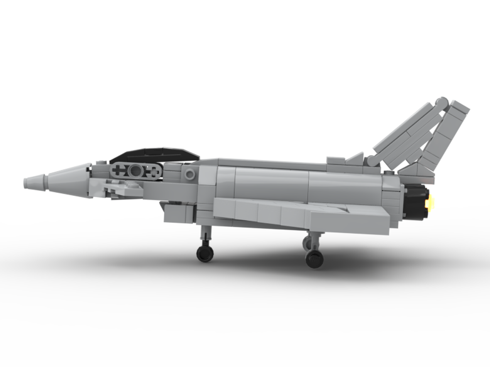LEGO MOC mini Eurofighter Typhoon by DR-designs | Rebrickable - Build ...
