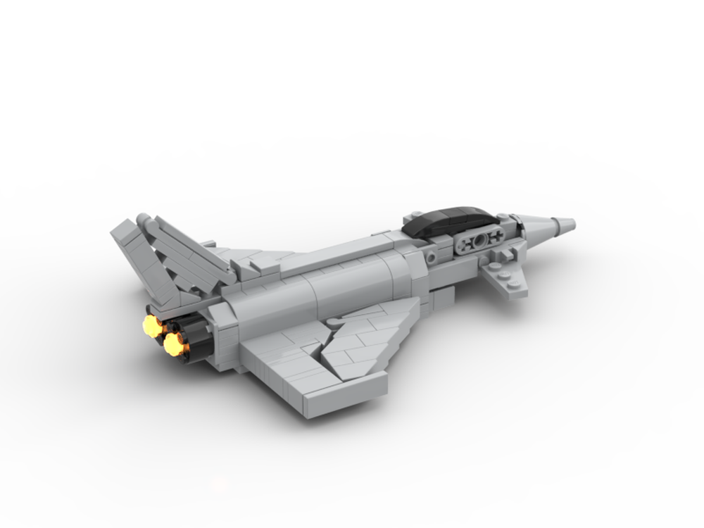LEGO MOC mini Eurofighter Typhoon by DR-designs | Rebrickable - Build ...
