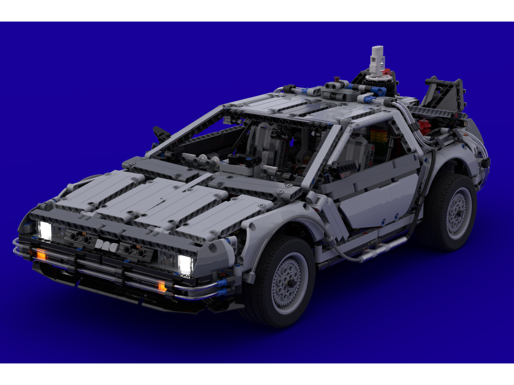 LEGO MOC Part 2 BTTF LEGO Technic Delorean RC by Mr.Platinum ...