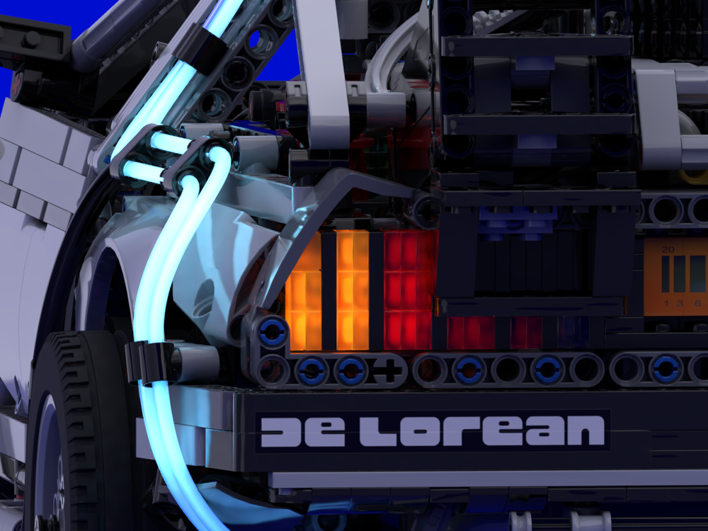 LEGO MOC-95085 Part 2 BTTF LEGO Technic Delorean RC by Mr.Platinum ...