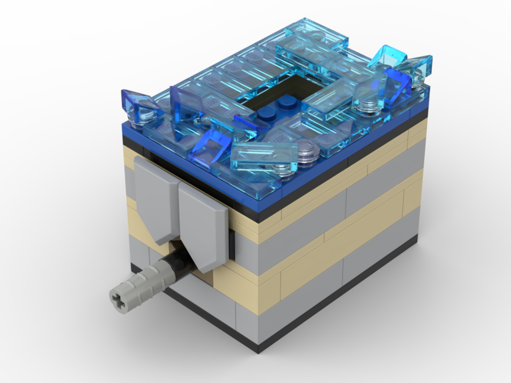 Lego Moc Swimming Minifig By Klechu Rebrickable Build With Lego