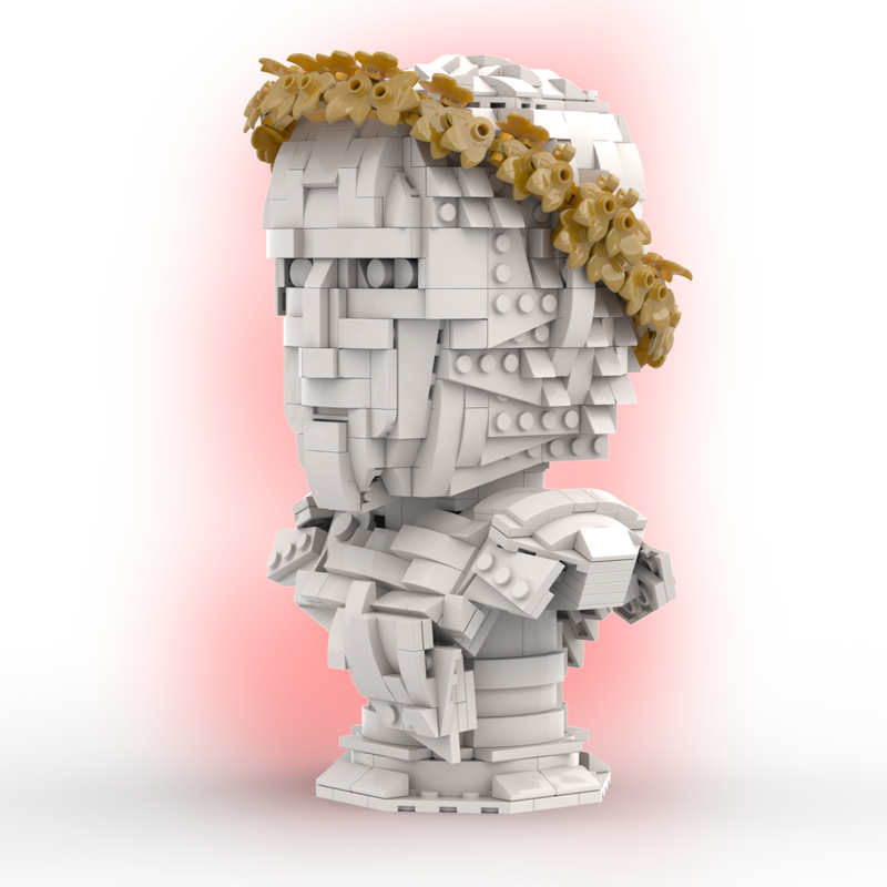 LEGO MOC Roman Emperor Marble Bust by Breaaad | Rebrickable - Build ...