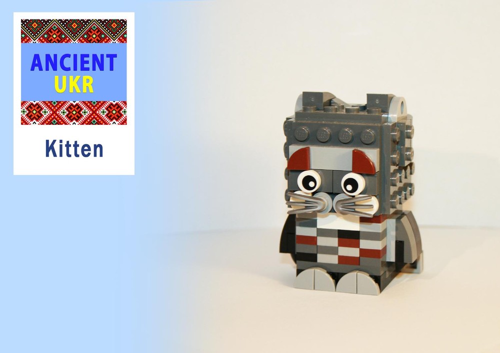 Lego Moc Kitten By Ancientukr Rebrickable Build With Lego