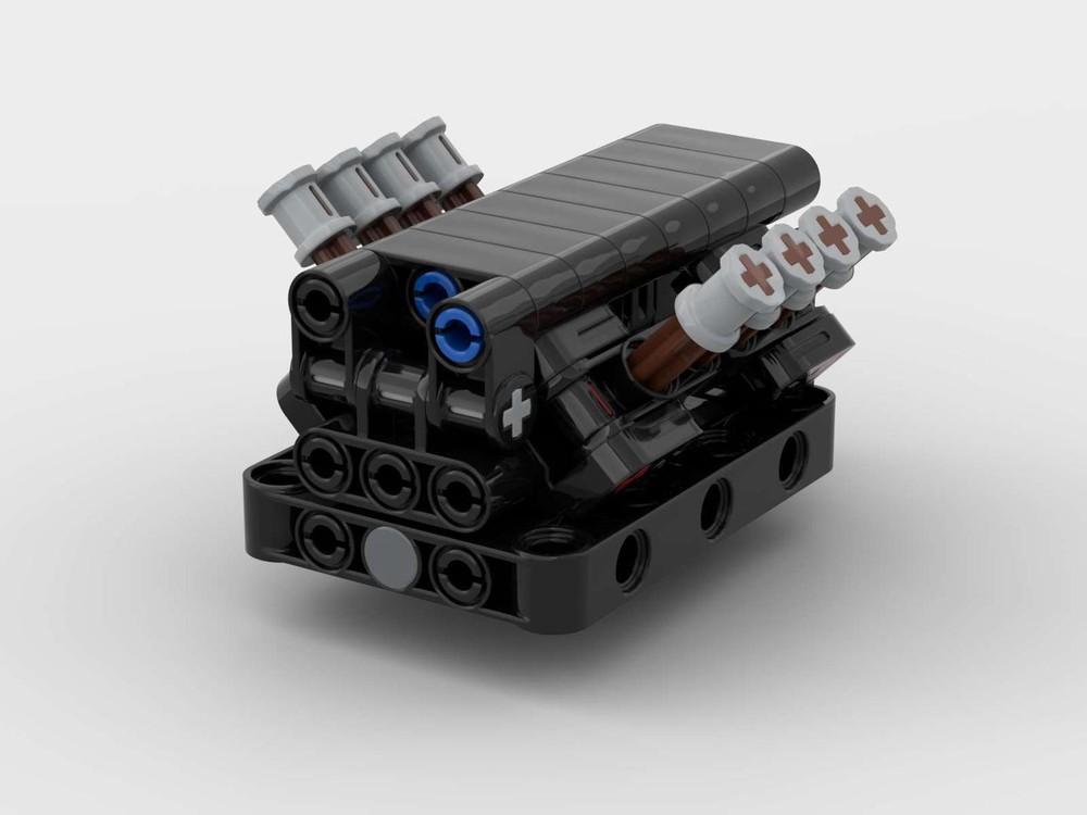 LEGO MOC V8 piston engine (5x8x7 studs) by SUPER8_LTG | Rebrickable ...