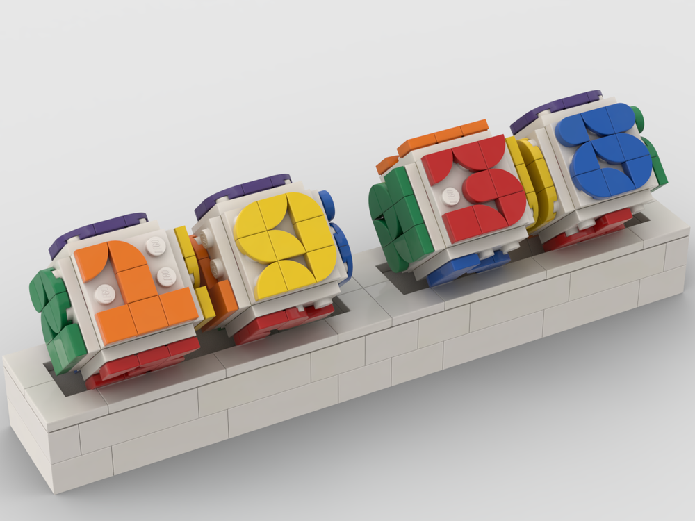 LEGO MOC Calendar with 3x3 numbers by uminuo | Rebrickable - Build with ...