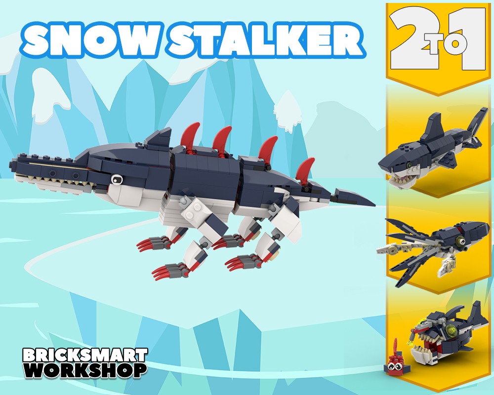 Lego Moc Snow Stalker 31088 2 To 1 By Bricksmartworkshop Rebrickable
