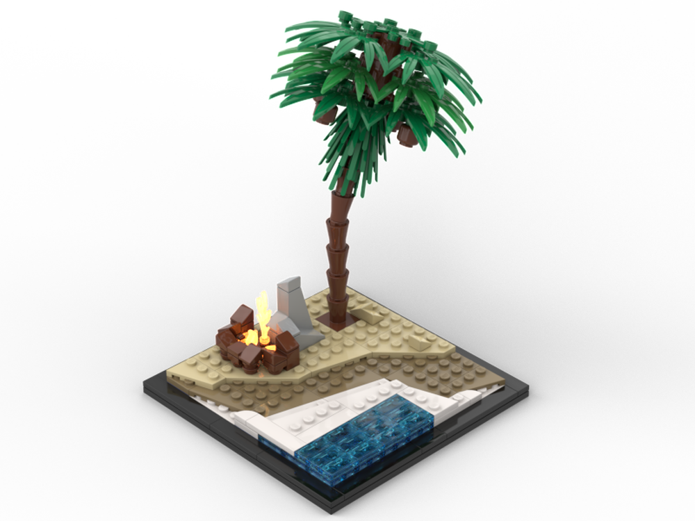 Lego Moc The Lost Island By Tom Lego Design Rebrickable Build With Lego