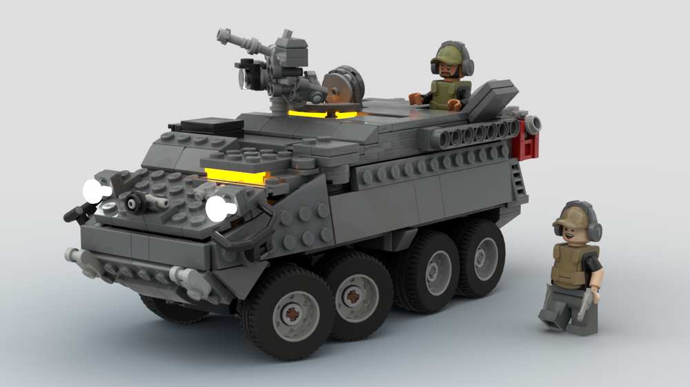LEGO MOC Stryker ICV by Alex_Qwerty | Rebrickable - Build with LEGO