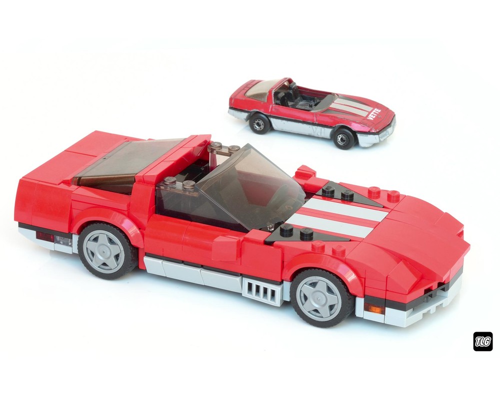 LEGO MOC Corvette C4, Matchbox version by _TLG_ | Rebrickable - Build ...