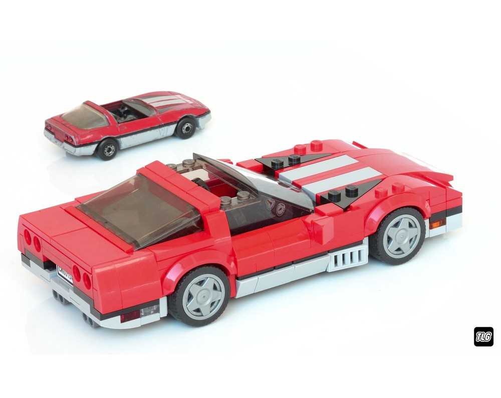 LEGO MOC Corvette C4, Matchbox version by _TLG_ | Rebrickable - Build ...