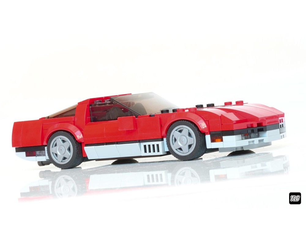 LEGO MOC Corvette C4, Matchbox version by _TLG_ | Rebrickable - Build ...