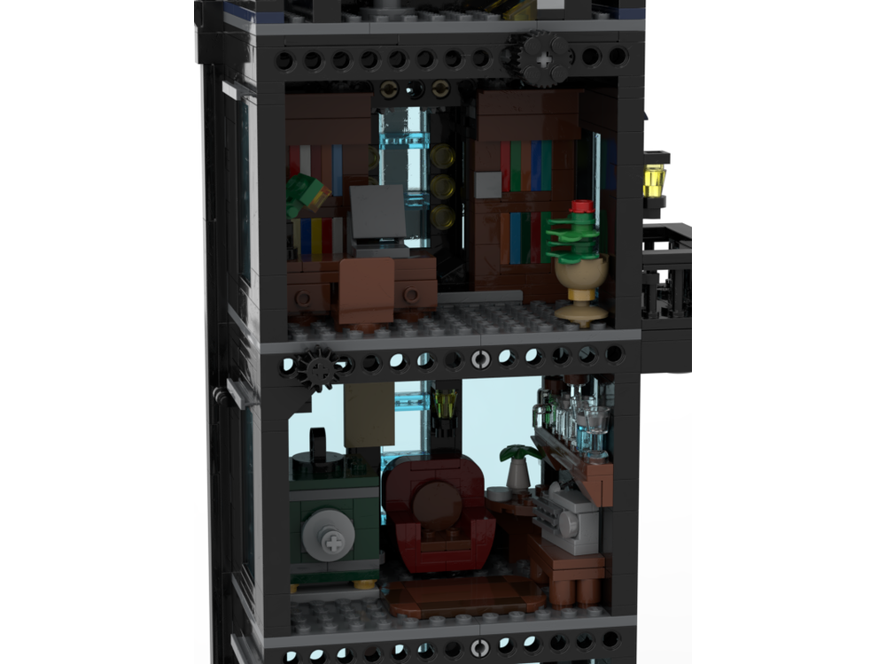 LEGO MOC Wayne Tower Encounter by IndominusVader | Rebrickable - Build ...