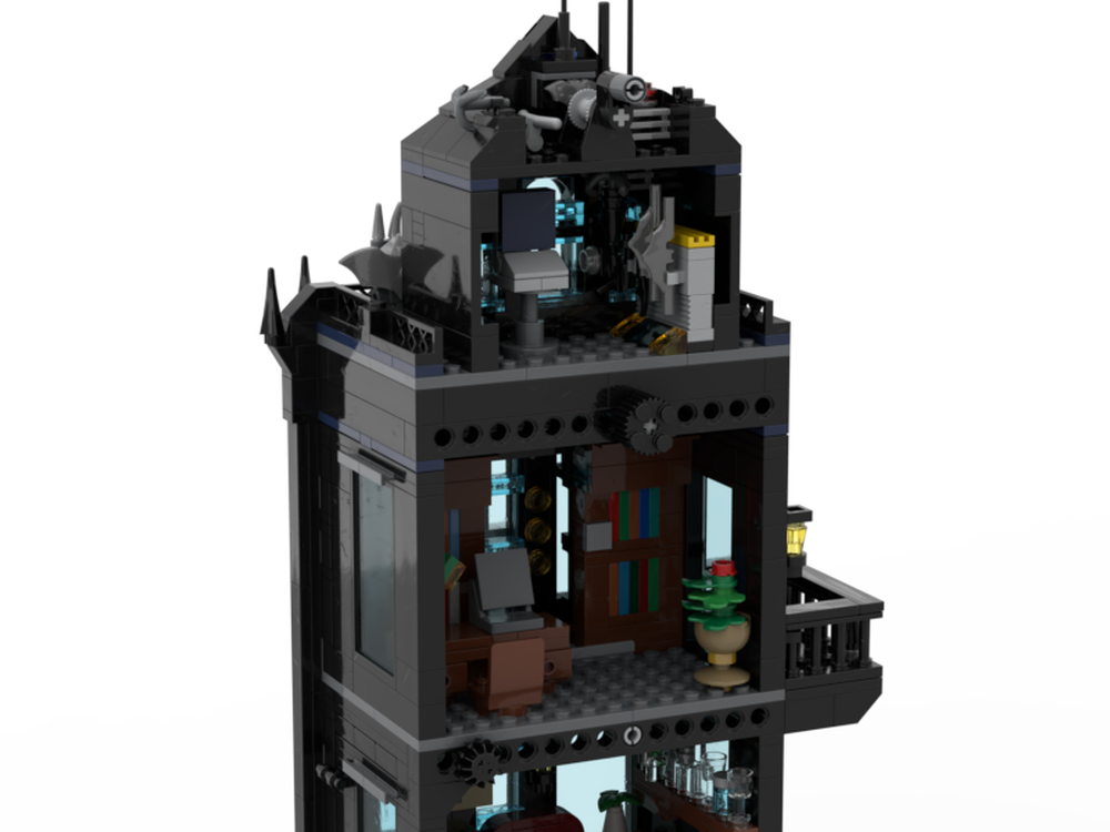 LEGO MOC Wayne Tower Encounter by IndominusVader | Rebrickable - Build ...