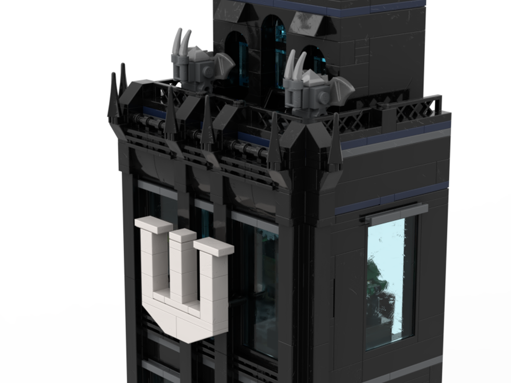 LEGO MOC Wayne Tower Encounter by IndominusVader | Rebrickable - Build ...