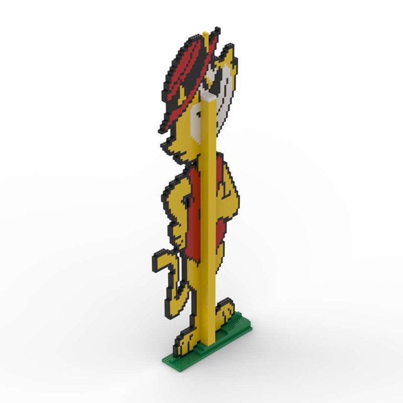 LEGO MOC 2D Top Cat Sculpture by otterbournelego | Rebrickable - Build ...