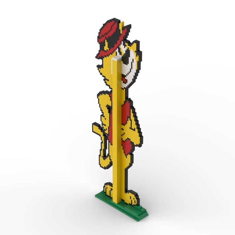 LEGO MOC 2D Top Cat Sculpture by otterbournelego | Rebrickable - Build ...