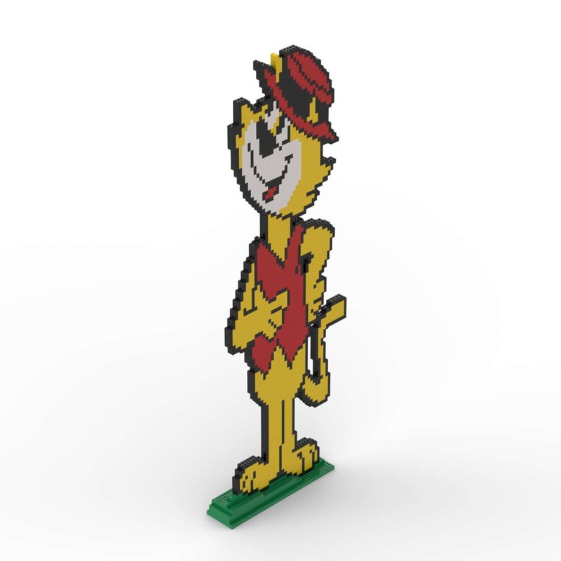 LEGO MOC 2D Top Cat Sculpture by otterbournelego | Rebrickable - Build ...