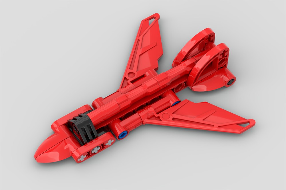 LEGO MOC Micro Jet Fighter by makushima | Rebrickable - Build with LEGO