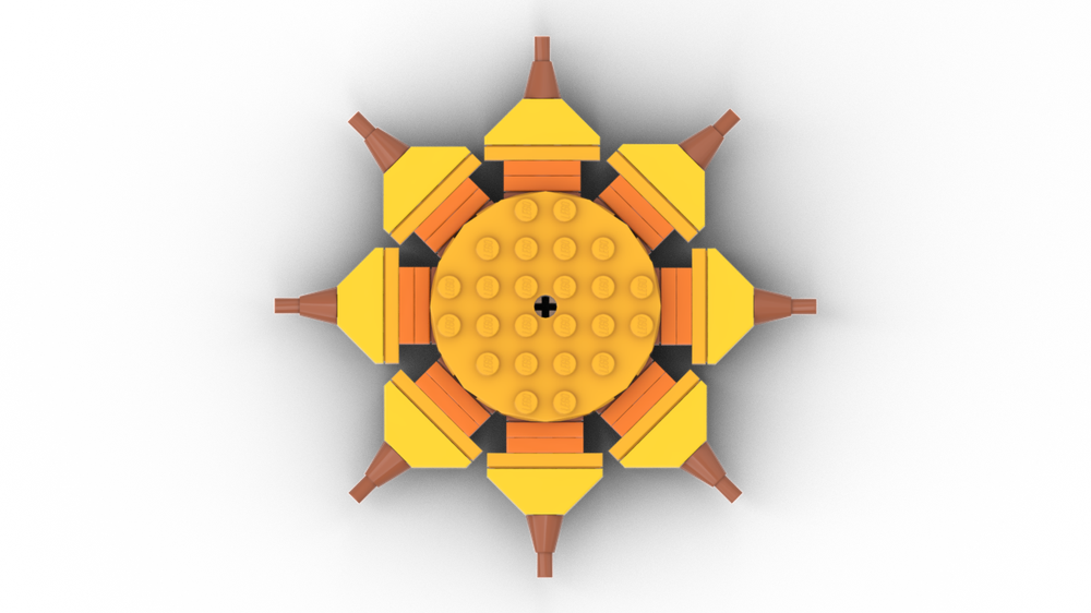 LEGO MOC Christmas Tree Star Ornament by Steinklein | Rebrickable ...