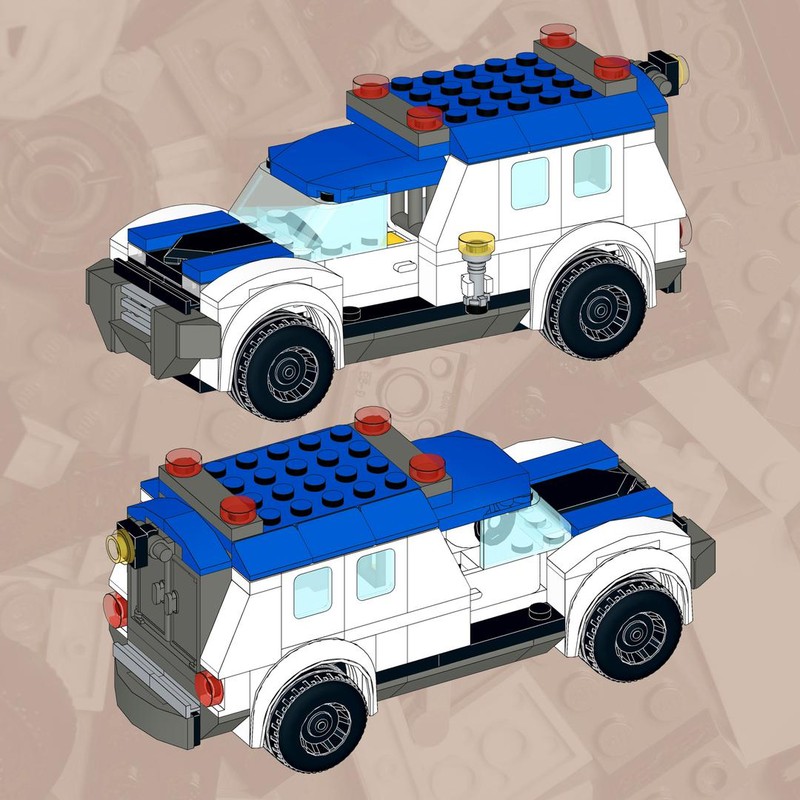 LEGO MOC Police Unit Vehicle by Keep On Bricking | Rebrickable - Build ...