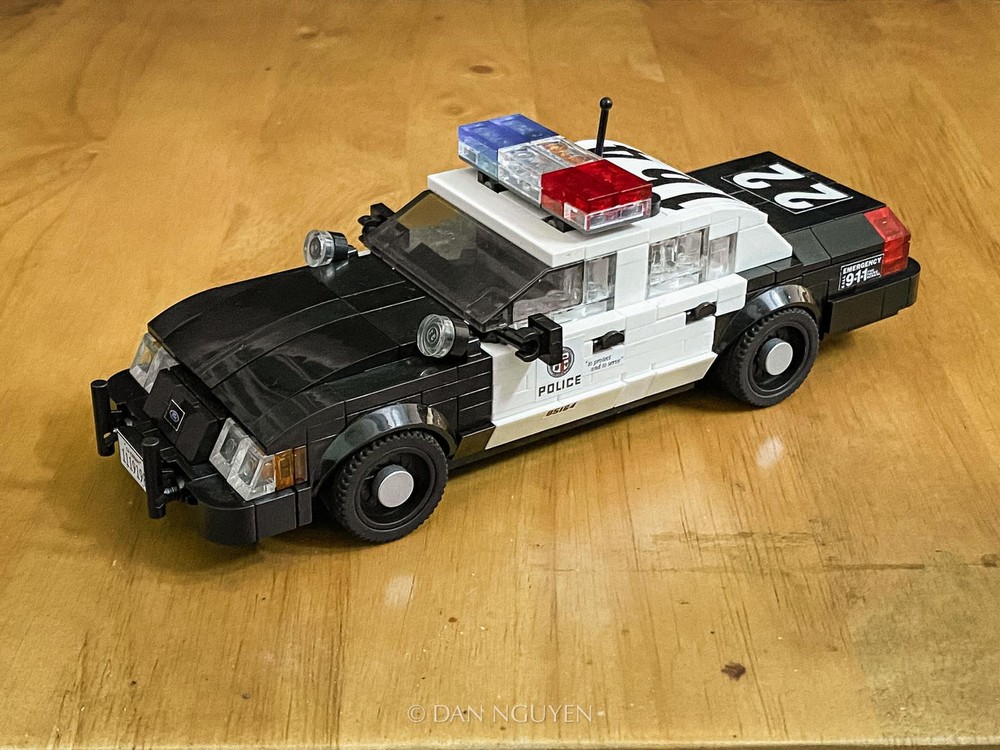 LEGO MOC Ford Crown Victoria Police Interceptor 7-stud-wide by ...