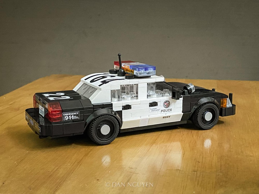 LEGO MOC Ford Crown Victoria Police Interceptor 7-stud-wide by ...