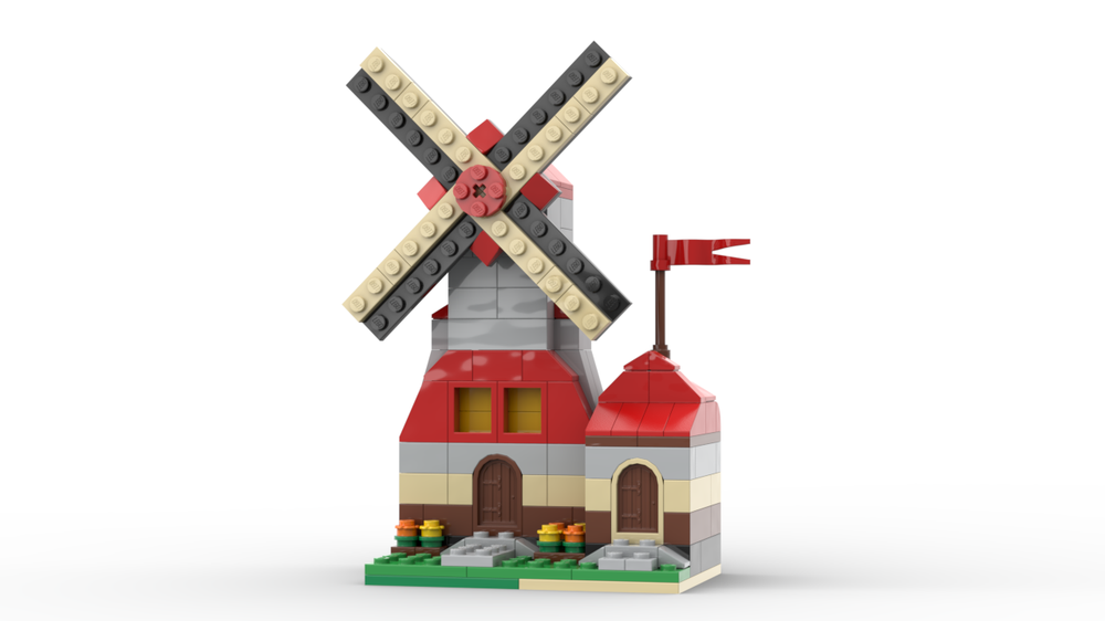 LEGO MOC 11016 Windmill by Lenarex | Rebrickable - Build with LEGO