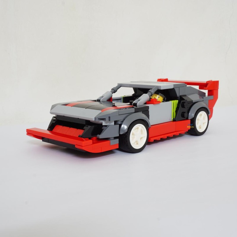 Lego Moc Audi S1 Hoonitron By Kmpmocs Rebrickable Build With Lego