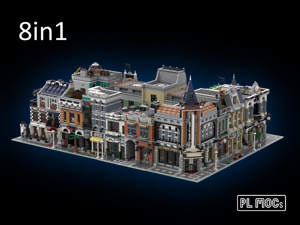 LEGO MOC-95451 8in1 Modular Alternative Builds 2021 by PL MOCs ...