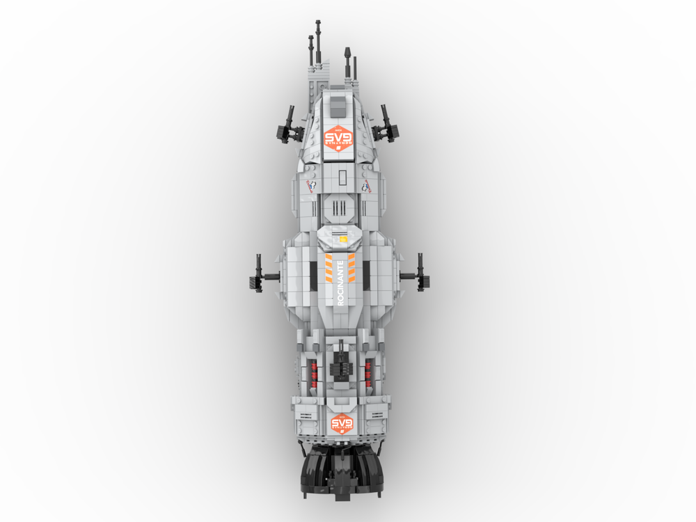 LEGO MOC Rocinante Mid Scale by brickgloria | Rebrickable - Build with LEGO